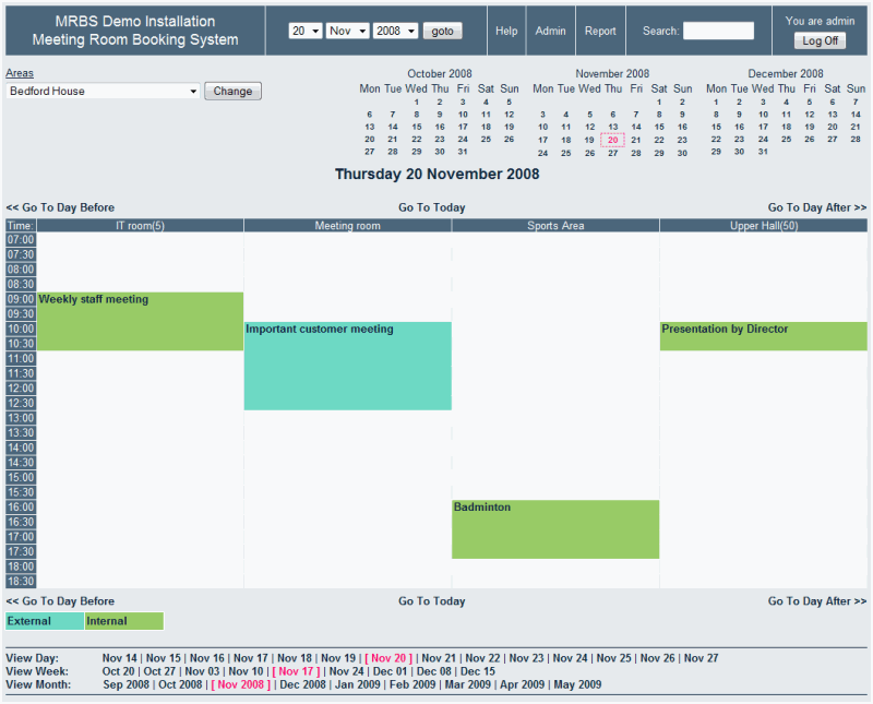 Free Based Meeting Room Booking System