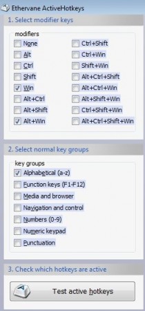 Find Hotkeys Being Used by Windows Programs: ActiveHotkeys