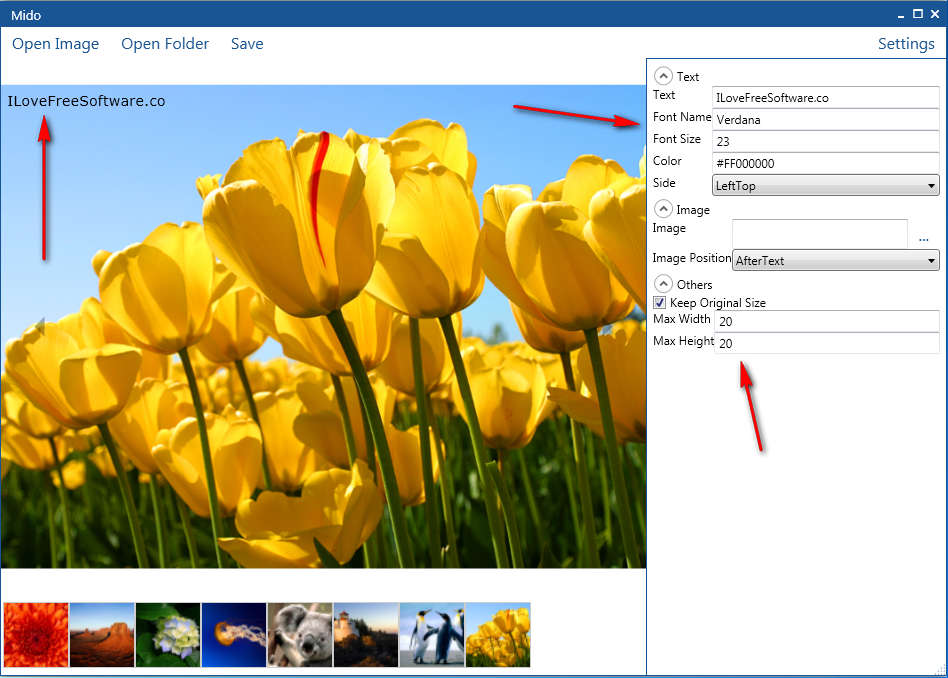 Add Watermarks, Text And Resize Photos Using Mido
