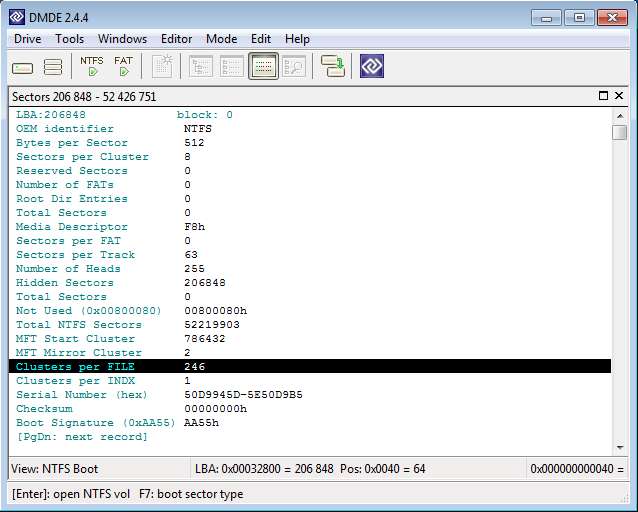 Free Hard Disk Management Software: DM Disk Editor