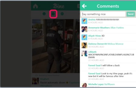 Free Windows 8 Vine Client App: Bine