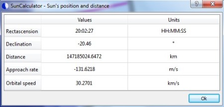 Calculate Sunrise and Sunset Times, Export Data To PC: SunCalculator