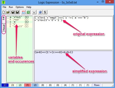 Logic Expression: Boolean Expressions Simplifier And Solver