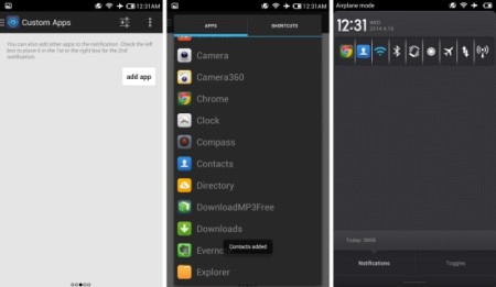 How To Add Toggles And App Shortcuts In Android Notification Bar