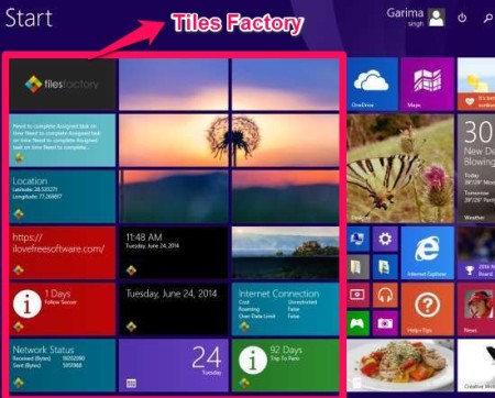Free Windows 8 Personalization App To Add Multiple Live Tile