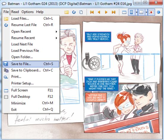 Free CBR Reader With Slideshow Bookmark Feature
