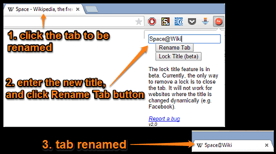 How To Rename Tab Titles In Google Chrome 