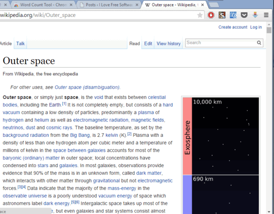 How To Find Word And Character Count Of Selected Text In Google Chrome 