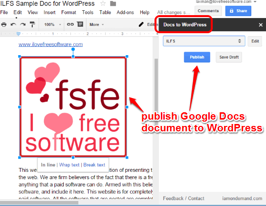 How To Publish Google Docs To WordPress 