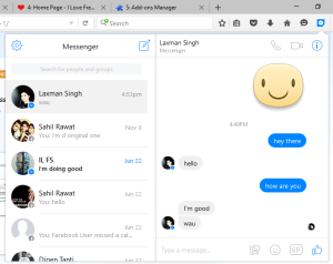 Access Facebook Messenger In a Pop Up Window [Firefox]