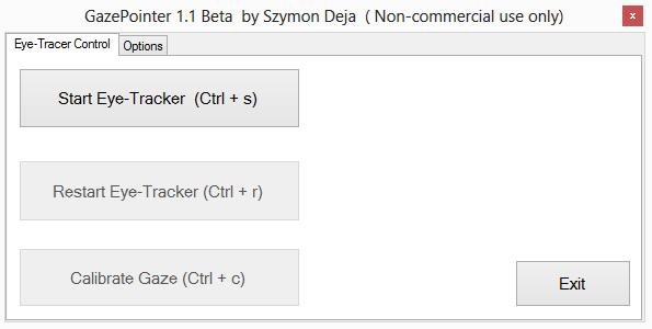 Move Mouse Cursor by Moving Eyes