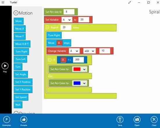 Windows 10 Coding App for Kids: Turtle