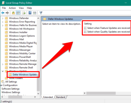 How To Set Time Period To Defer Updates on Windows 10