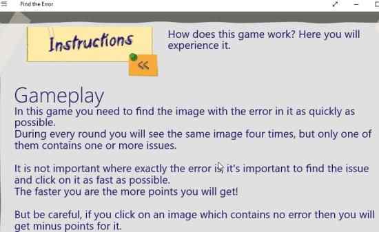 Windows 10 Find The Difference Between 4 Images Game App windows-10-find-the-difference-between-4-images-game-app