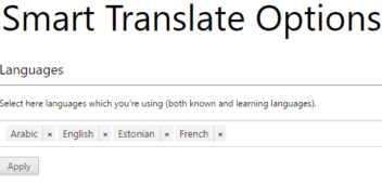 Chrome Extension To Translate Text To Multiple Languages