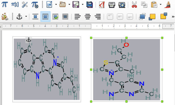 Insert Chemistry Formula As Image In LibreOffice Writer