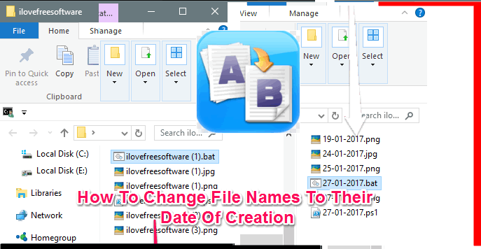 How To Change File Names To Their Date Of Creation