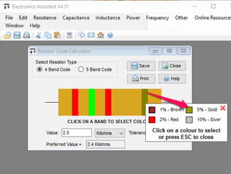 5 Free Software To Decode Resistor Color Codes