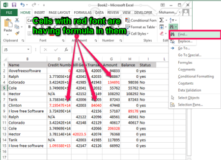 How To Select Cells With Formula In Excel