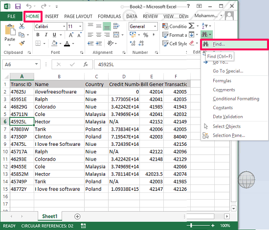 Excel Select All Cells With Formulas