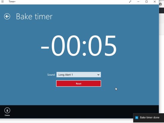 Windows 10 Timer App with Feature to Set Multiple Timers at Once