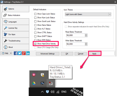 5 Free Hard Disk Activity Indicator Software For Windows