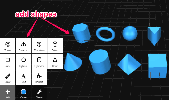 Create 3D Model Online With 3D Drawing Text Shapes For Free
