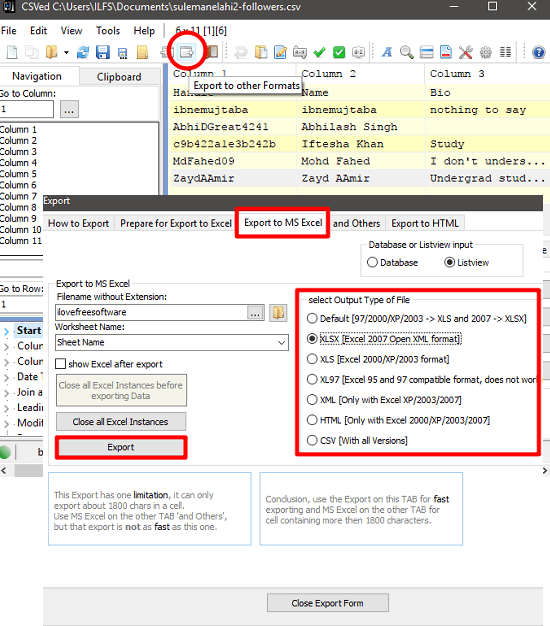 5 Free CSV To Excel Converter For Windows Convert CSV To XLSX