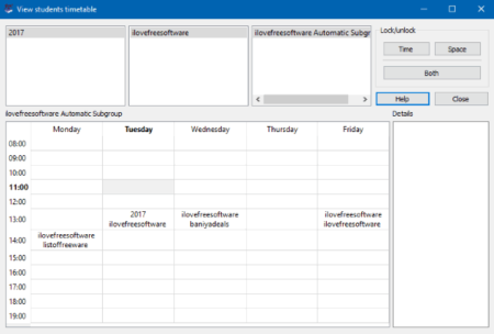 4 Free School Timetable Software
