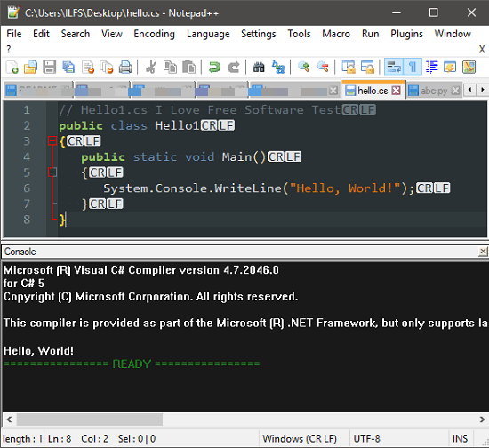 How To Compile And Run Code In Notepad 