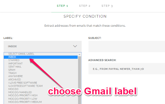 How To Extract Email Addresses From Gmail Emails Of Specific Label