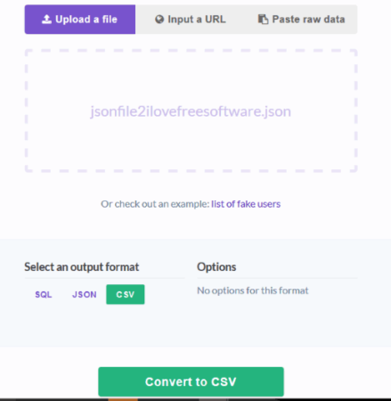 5 Free JSON To CSV Online Converters