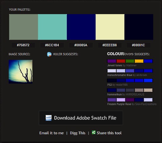 How To Extract Color Palette From Digital Pictures Downloads