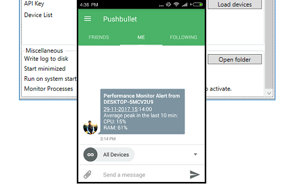 How to Get Notification on Phone When CPU, Ram Usage is High