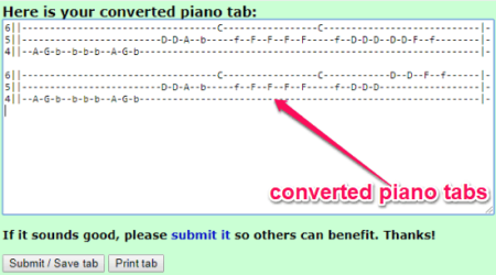 How to Convert Guitar Tabs to Piano Tabs Online Free
