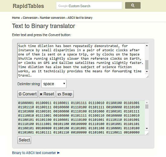 Best Websites To Convert Text To Binary Online