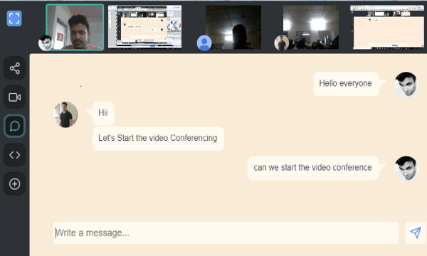 Free Online Private Video Chat with Code Editor, Chat, Screen Sharing