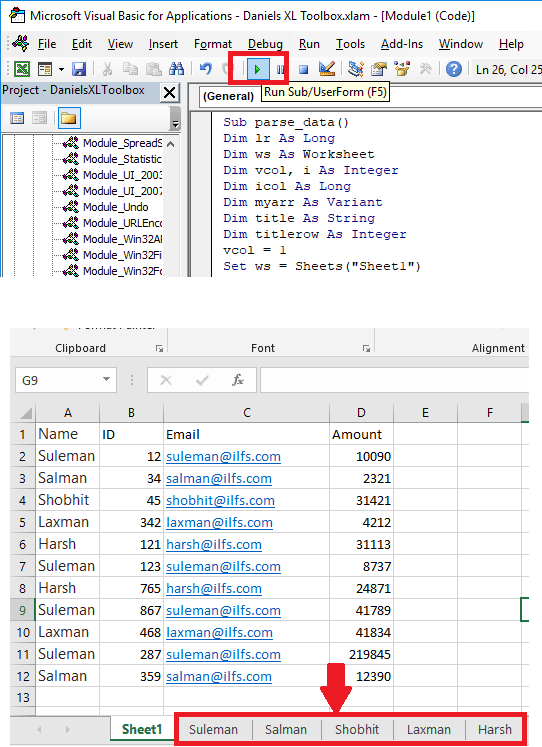 How To Split Excel Sheet Into Multiple Files Based On Column
