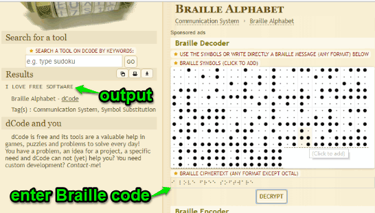 2 Online Braille To Text Converter Free Websites