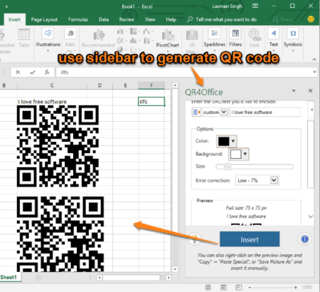 How To Create QR Codes in Microsoft Excel