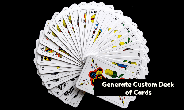 Free Scripting Graphic Software to Generate Custom Cards: NanDeck