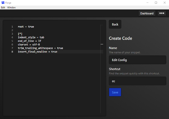 Free Open Source Code Snippet Manager
