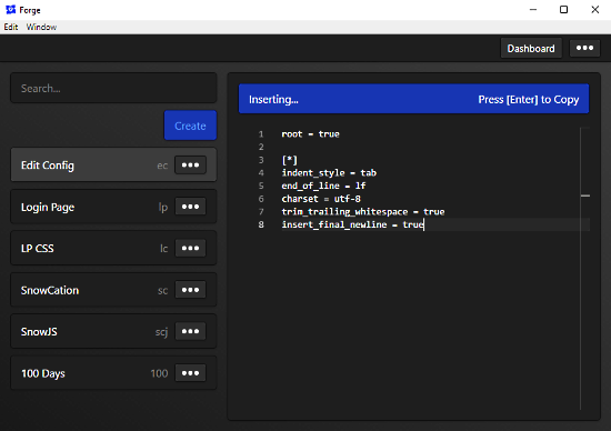 Free Open Source Code Snippet Manager