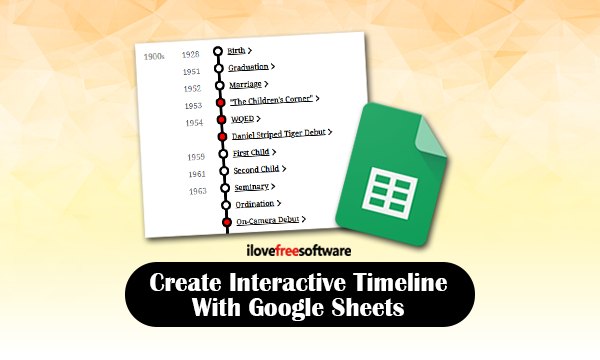 How To Create Interactive Timeline With Google Sheets?