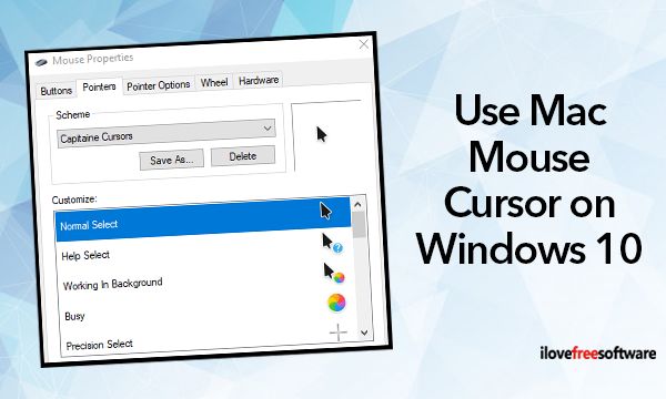 How to Use Mac Mouse Cursor on Windows 10