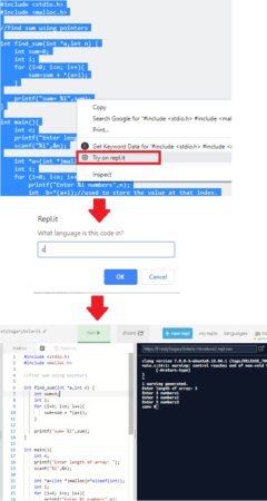 Free Repl.it Chrome Extension to Run Code Online from any Webpage