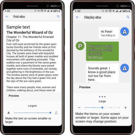 How to Make Android More Accessible for Visually Impaired?