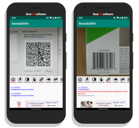Use Android Phone as Barcode Scanner for Windows PC