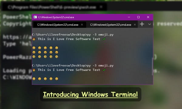 How to use New Terminal App from Microsoft with Tabs, Interactive Text