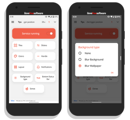 How to Make Notification Drawer Transparent in Android?